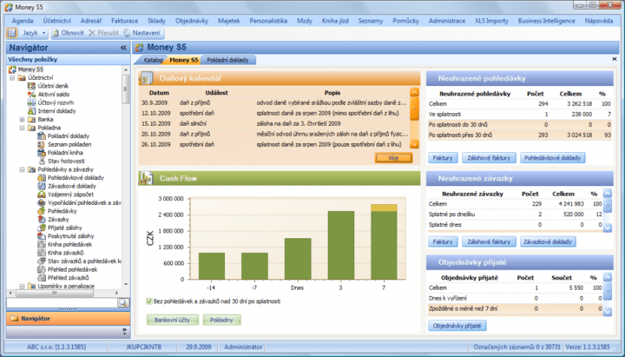 Money S5 – komplexní ERP systém na míru | MasterDC
